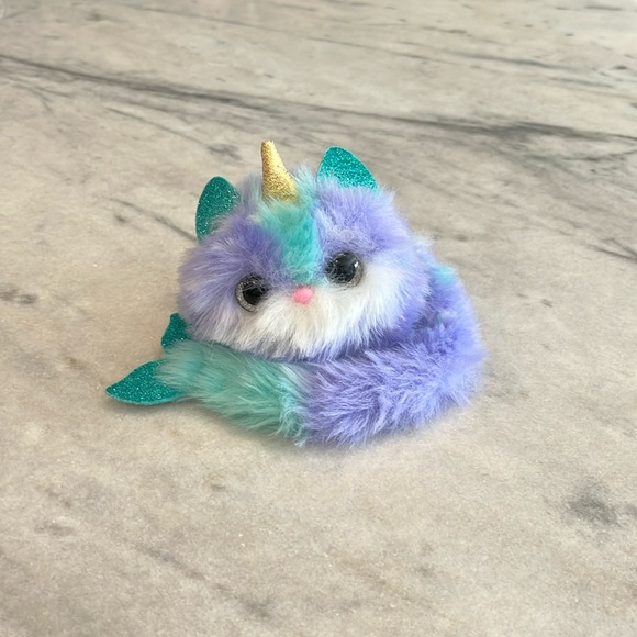 Pomsie | Toys | Pomsie Bubbles Intractable Plush Toy Narwhal | Poshmark